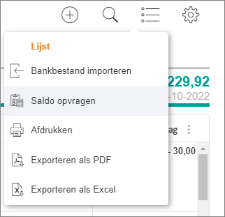 Afwijkend banksaldo oplossen